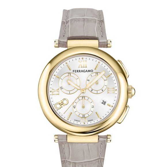 Salvatore Ferragamo | Accessories | New W Box Ferragamo Ladies Gold 4mm ...